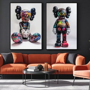 Kaws Set of 3,kaws Figure Poster,printables Minimalist Hypebeast, Kaws ...