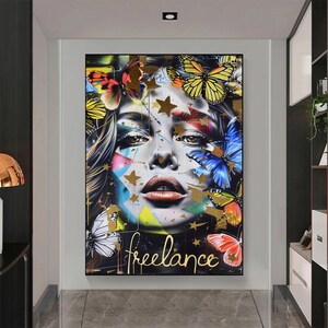 Street Pop Art Print Set of 8 Fashion Graffiti Pop Art Print Set ...