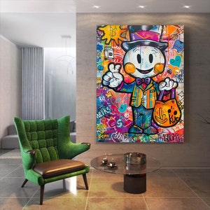 Graffiti Poster Set of 10,abstract Graffiti Wall Art,modern Street Art ...