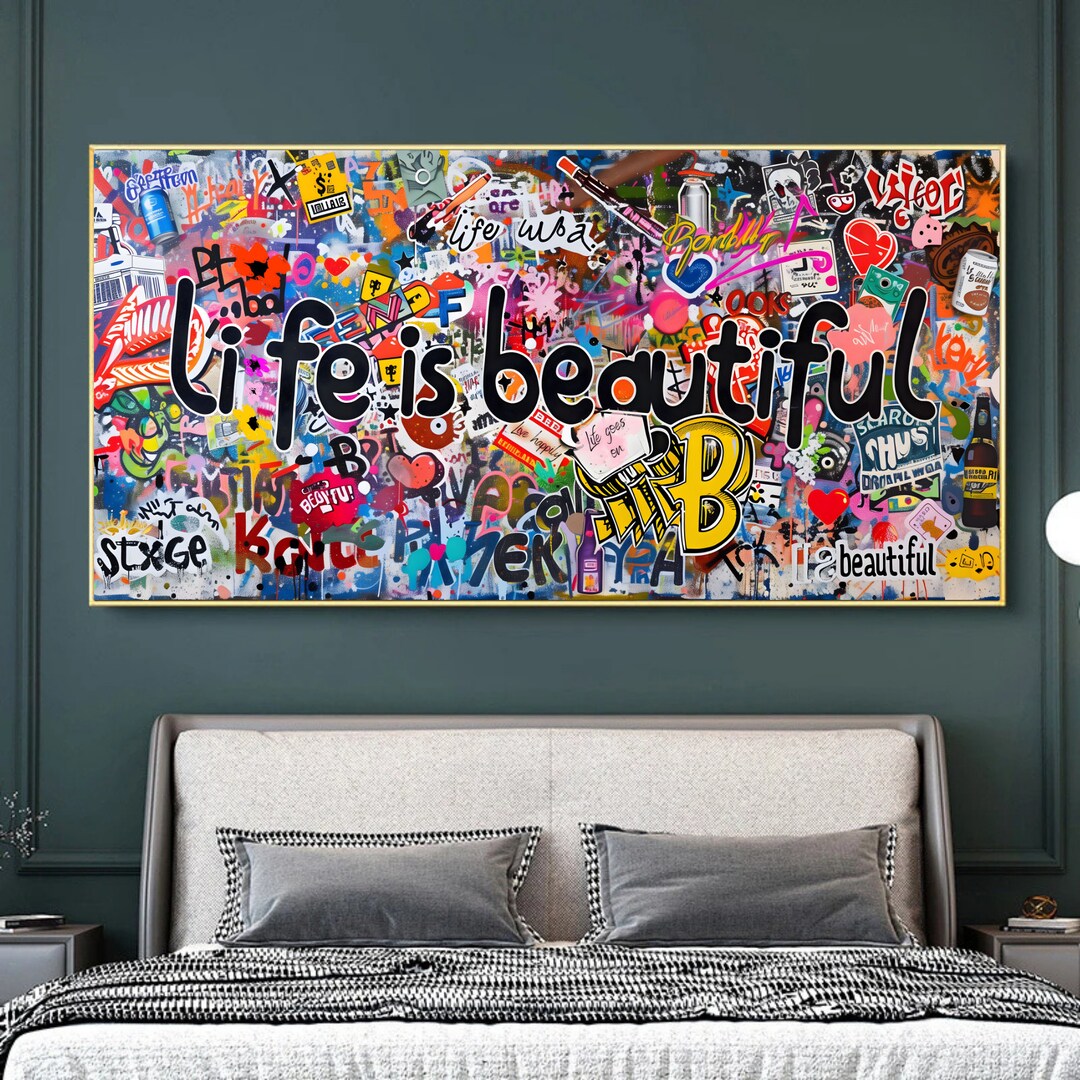 Graffiti Wall Art,street Pop Art Print,printable Fashion Decor,graffiti ...