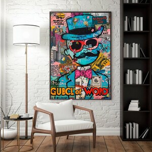 Graffiti Poster Set of 10,abstract Graffiti Wall Art,modern Street Art ...