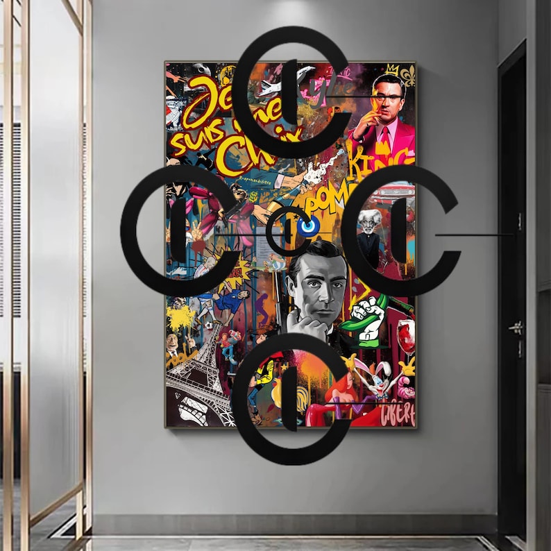 Custom Graduation Graffiti Collage Poster, Personalized Urban Art ...