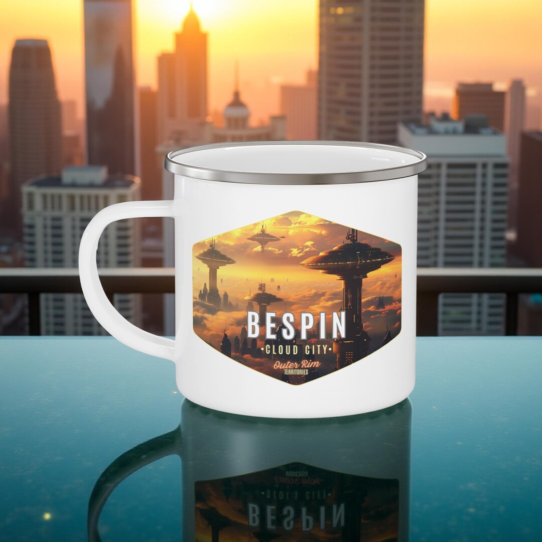 Bespin Cloud City Mug, Star Wars Outer Rim Camp Cup, Sci Fi Floating City Coffee Mug, Sunset ...