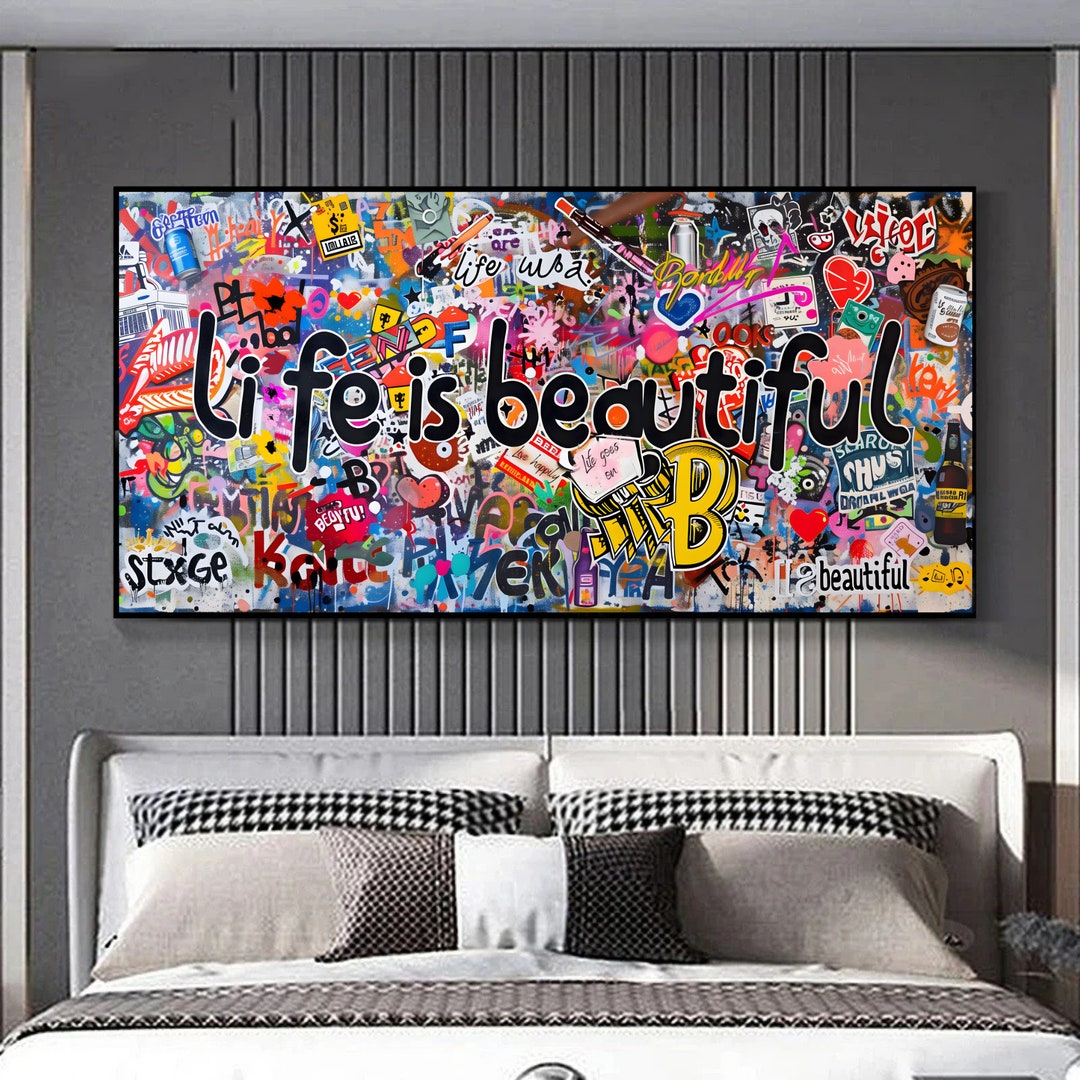 Graffiti Wall Art,street Pop Art Print,printable Fashion Decor,graffiti ...