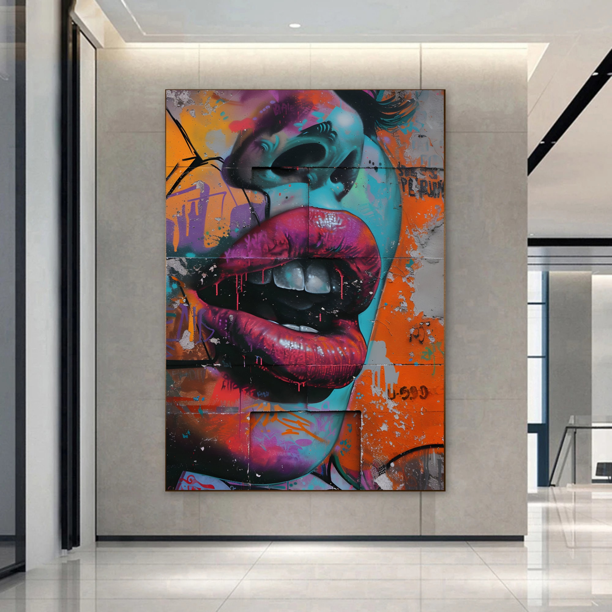 Graffiti Wall Art Set of 8,street Pop Art Print Set,printable Fashion ...