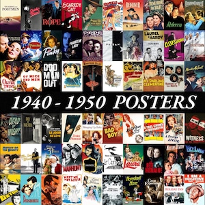 Massive Collection of Movie Posters Mega Bundle | Printable Movie ...