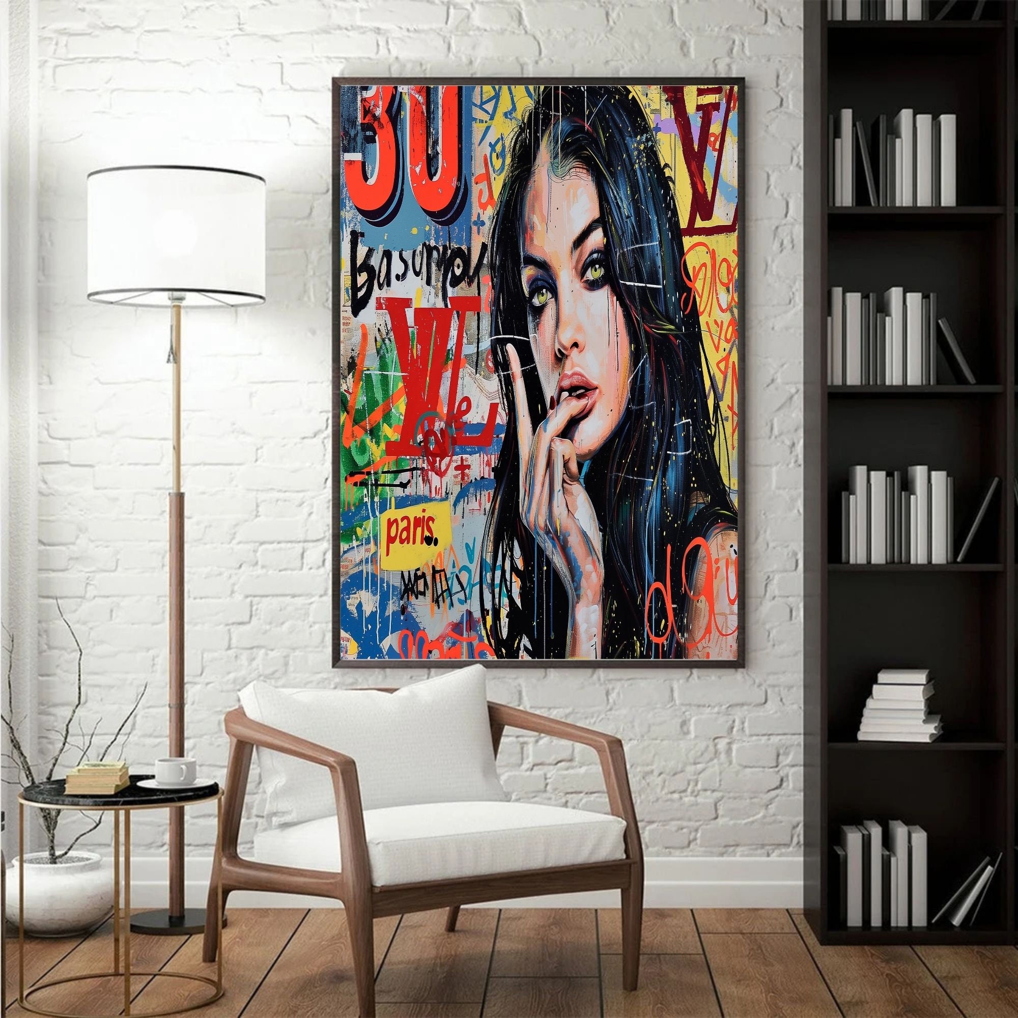 Graffiti Wall Art Set of 10,street Pop Art Print Set, Printable Fashion ...