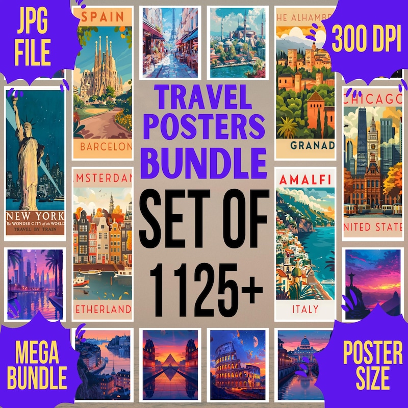 Vintage Travel Posters - Etsy