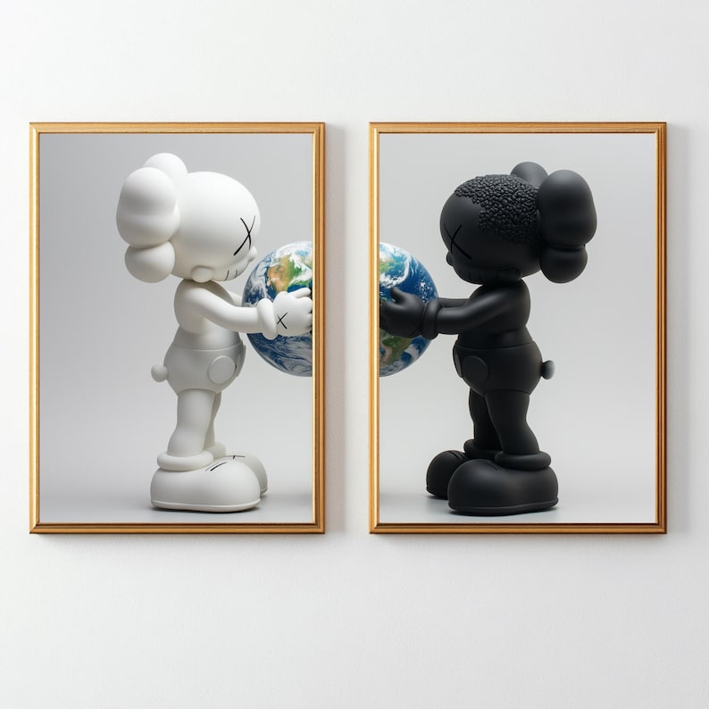 Black and White Graffiti Poster Set – Hypebeast Street Art Prints ...