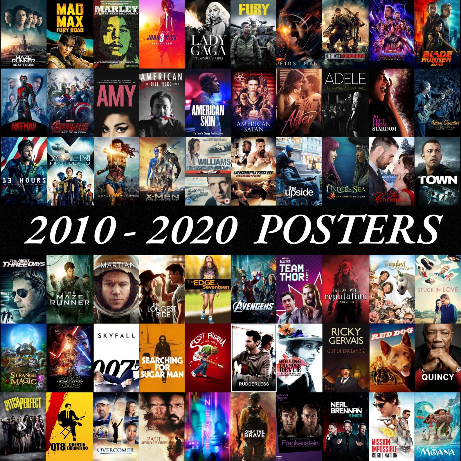 Movie Poste 3250+ Bundle Retro Poster Prints Mega Bundle 80s 90s Film ...