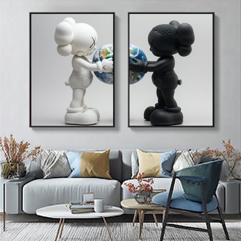 Black and White Graffiti Poster Set – Hypebeast Street Art Prints ...