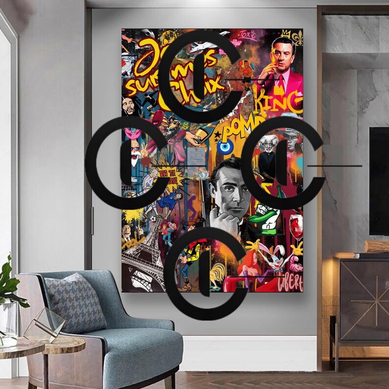 Custom Graduation Graffiti Collage Poster, Personalized Urban Art ...