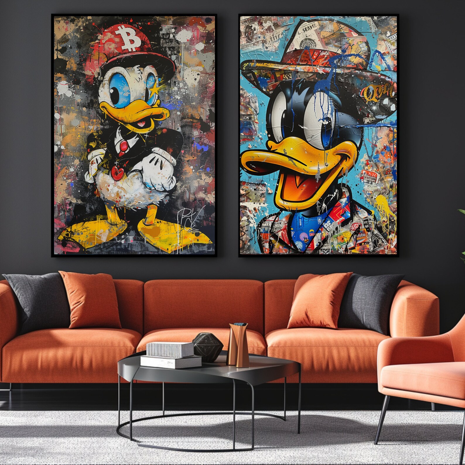 Graffiti Wall Art Set of 8,street Pop Art Print Set,printable Fashion ...