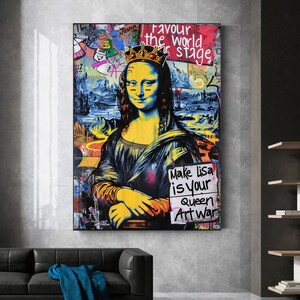 Street Pop Art Print Set of 8 Fashion Graffiti Pop Art Print Set ...