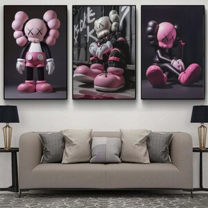 Kaws Figure Hypebeast Wall Art | Printable Kaws Poster Print Design Now ...