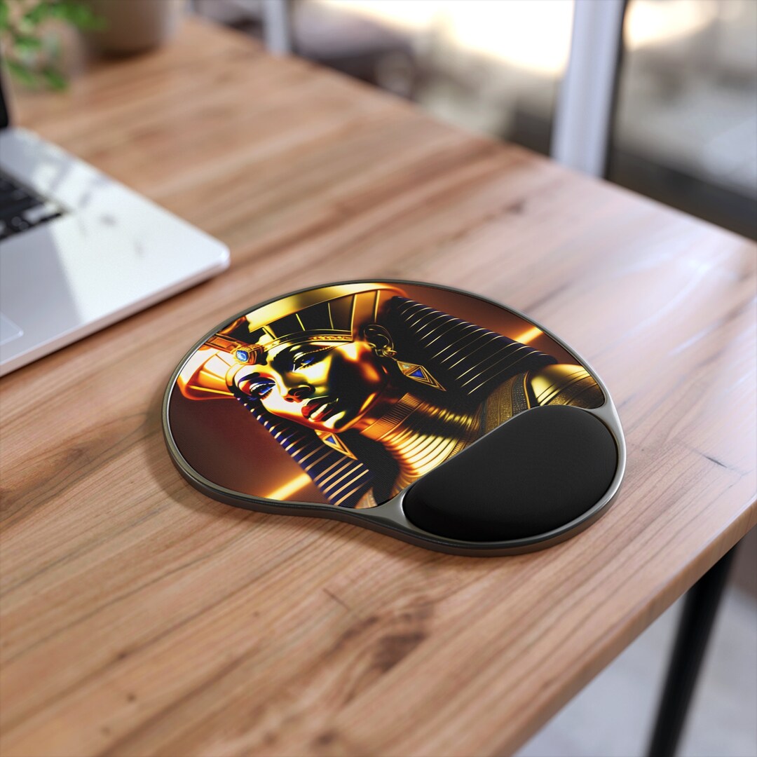 Ergonomic Mouse Pad With Goddess Isis Statue Painting, Computer ...