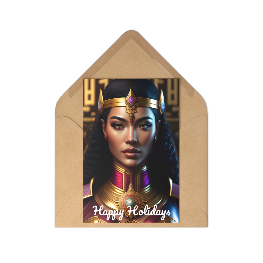 Holiday Postcards (7 Pieces) With Queen Cleopatra Painting 1, Xmas ...