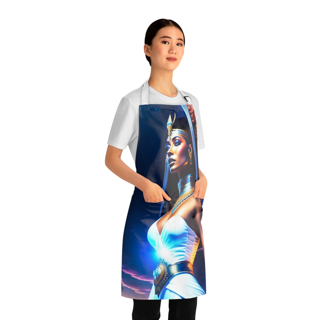Apron With Egyptian Goddess Isis Painting 19 Cooking Apron - Etsy