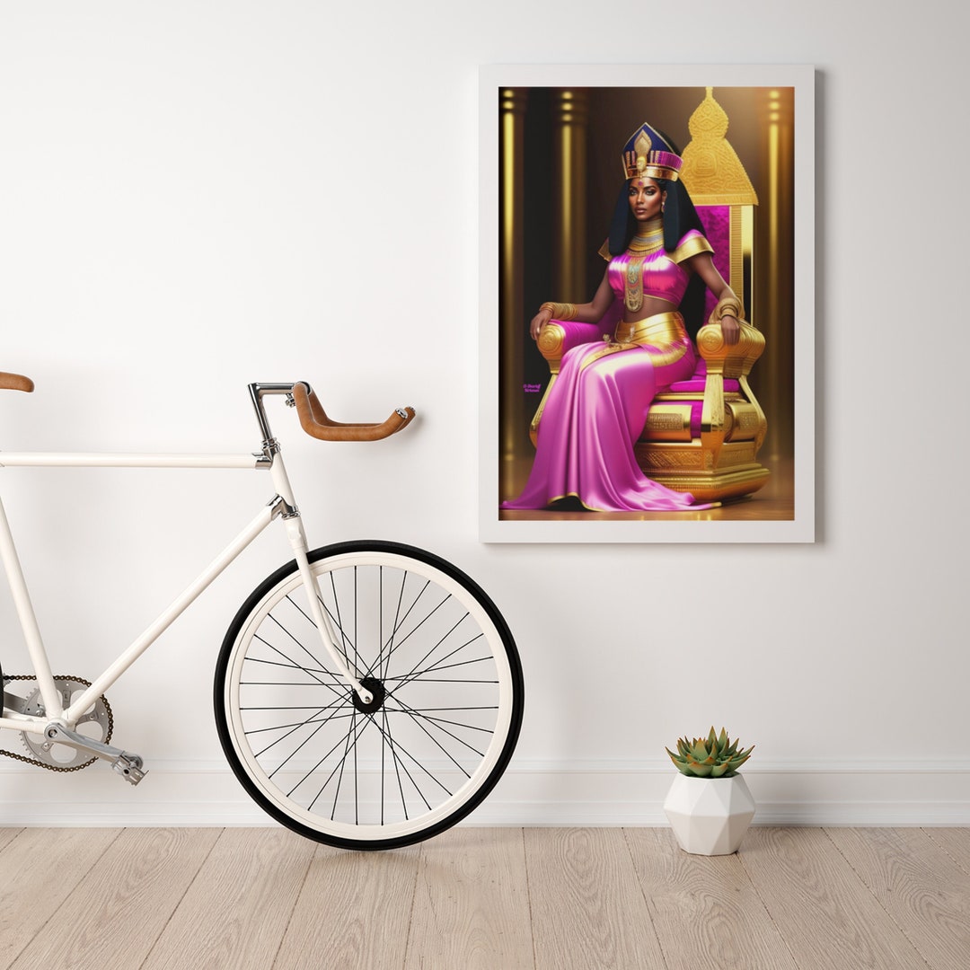 Queen Cleopatra Painting Canvas Wall Art 12, Ancient Egypt Collectible ...