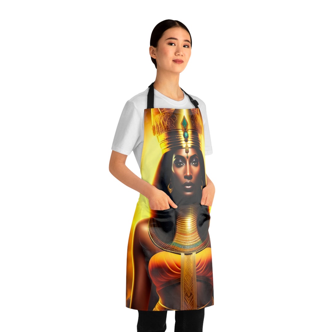 Apron With Egyptian Goddess Isis Painting 27 Cooking Apron - Etsy