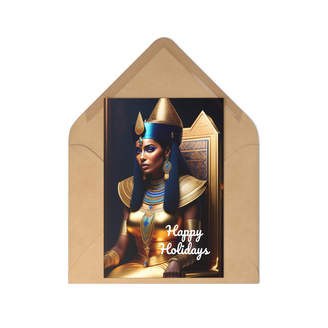 Holiday Postcards (7 Pieces) With Queen Cleopatra Painting 21, Xmas ...