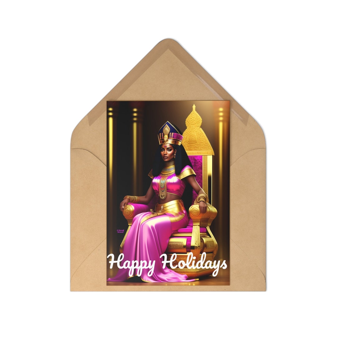 Holiday Postcards (7 Pieces) With Queen Cleopatra Painting 12, Xmas ...