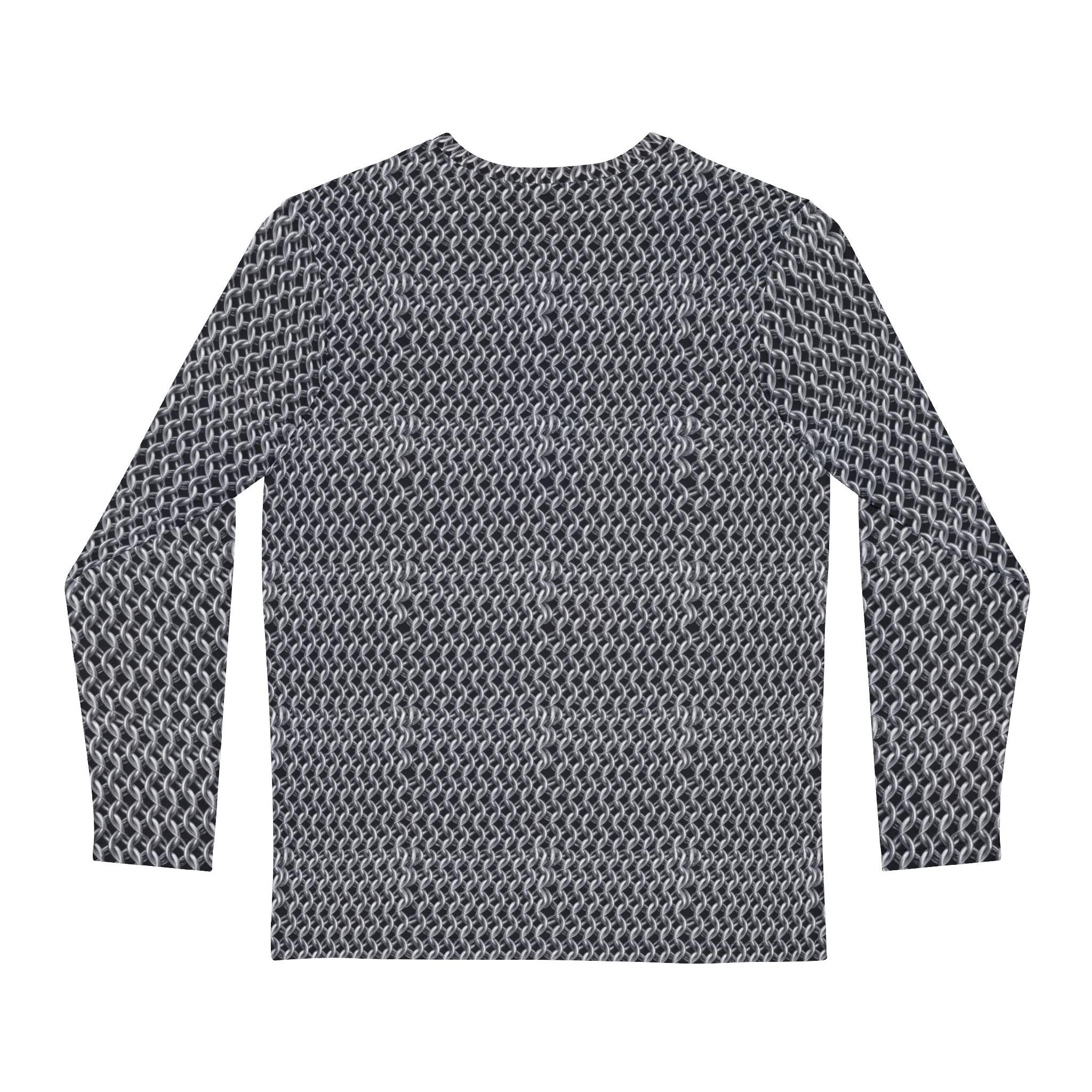 Men's Chainmail Pattern Long Sleeve Shirt: LARP RPG Wear - Etsy