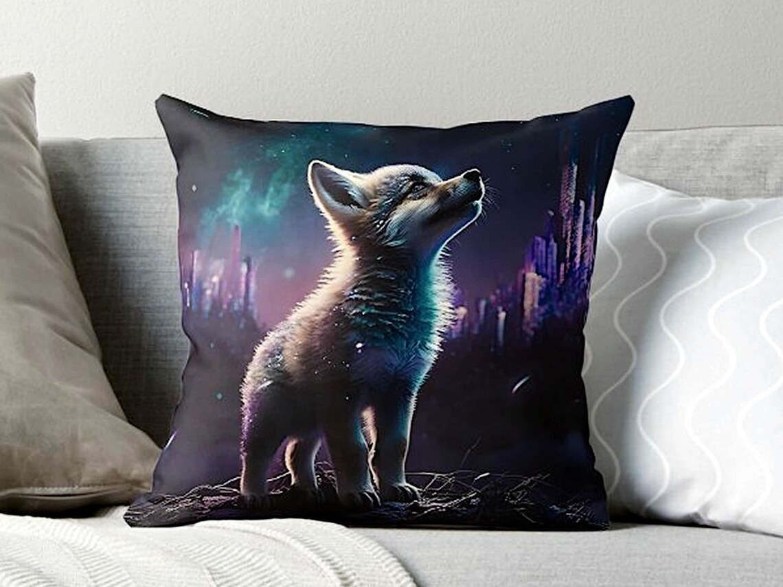 Lone Wolf Cub Digital Download, Instant Wall Art, Home Decor, Cute ...