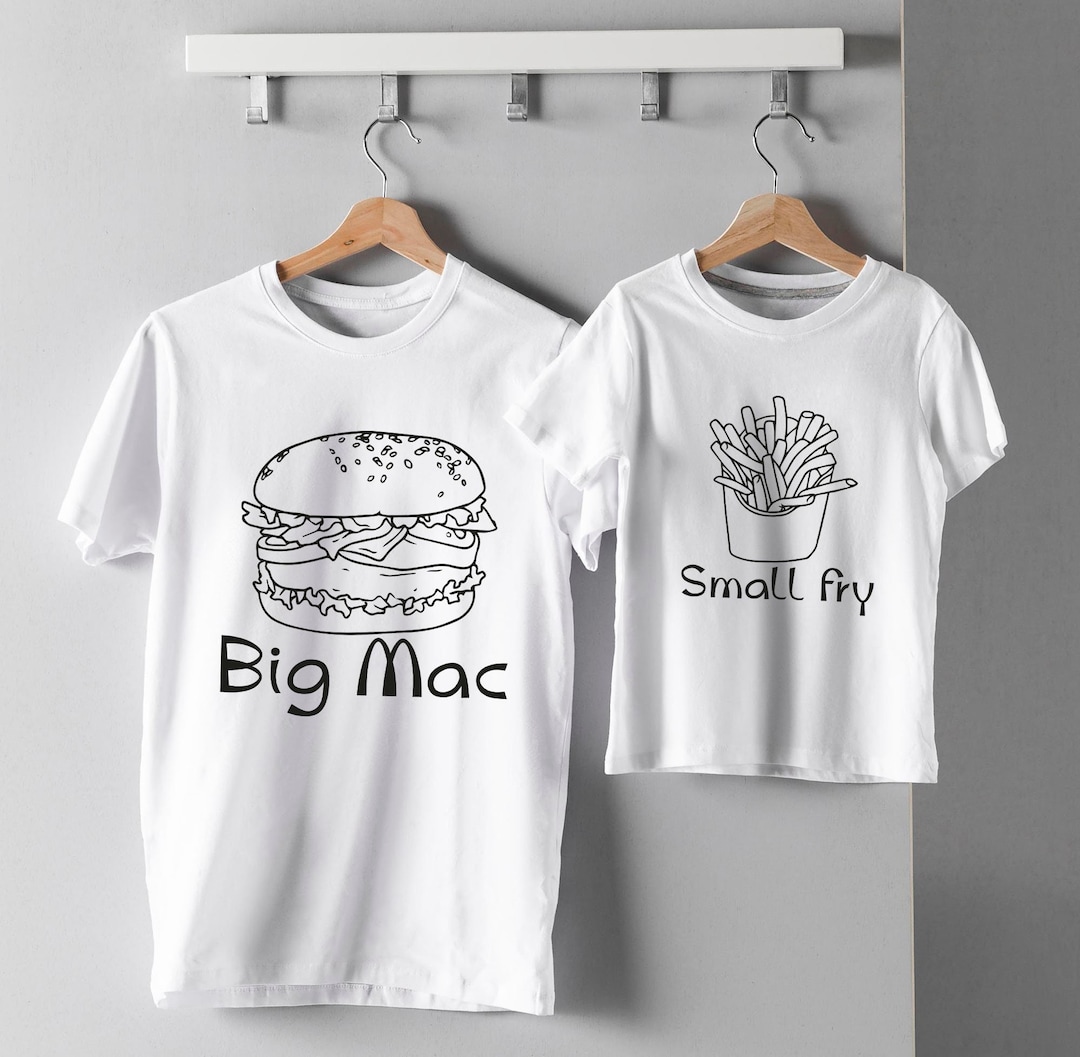 Big Mac Small Fry Svg-png-eps Digital Files-set for Digital Laser ...