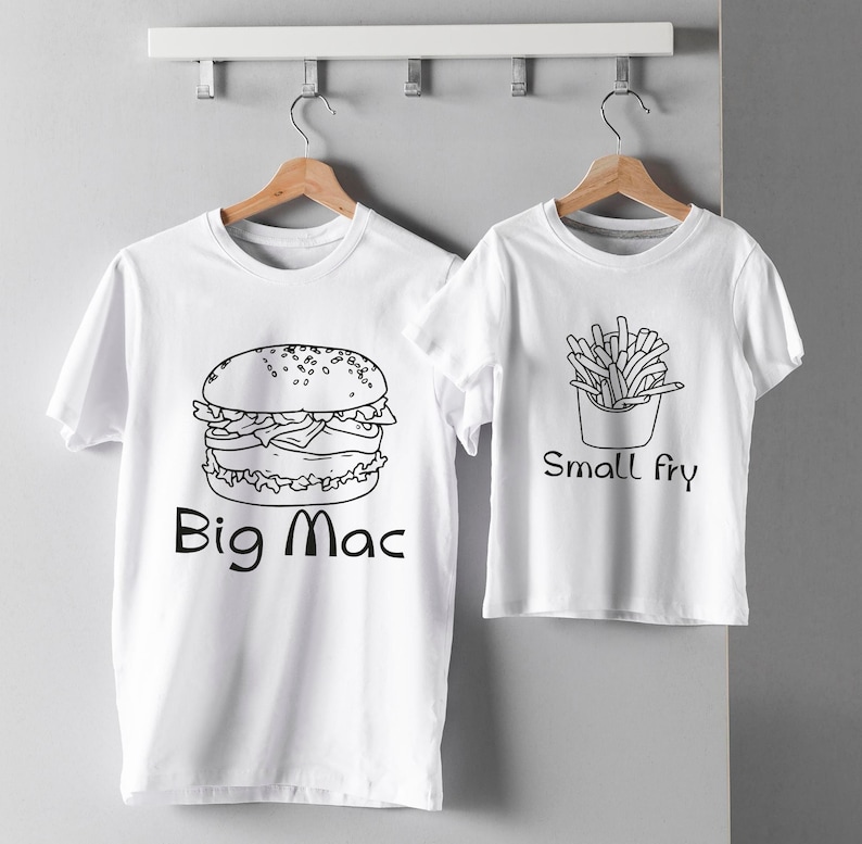 Big Mac Small Fry Svg-png-eps Digital Files-set for Digital Laser ...