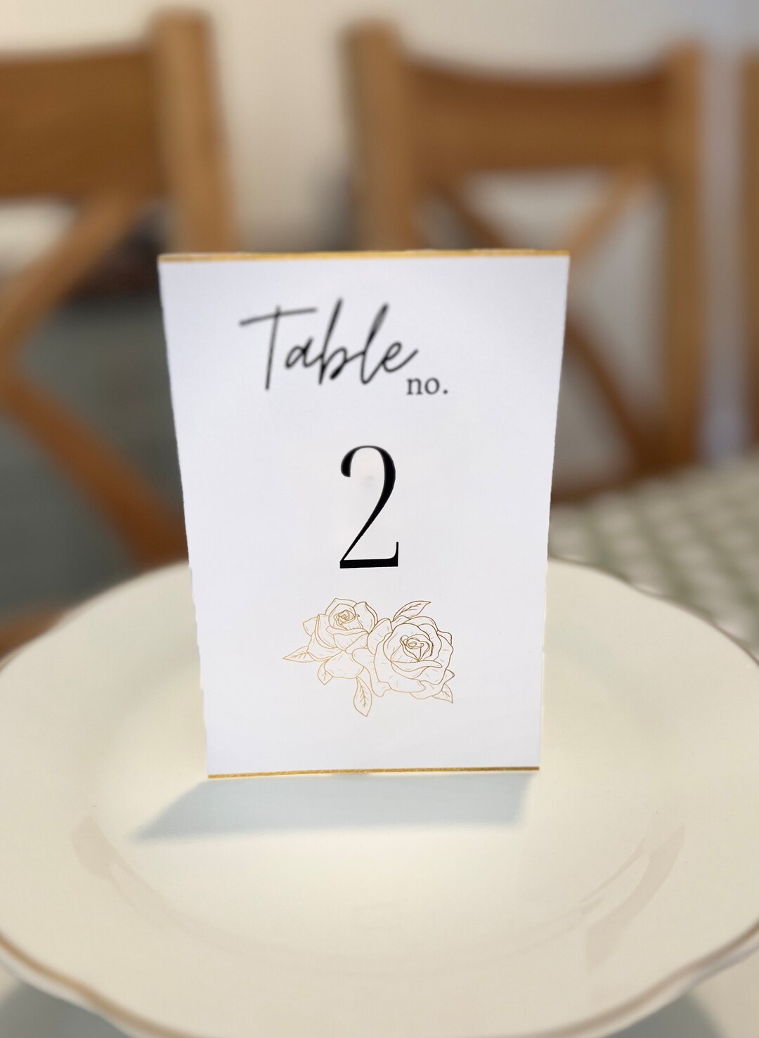 Table Numbers Printable, Numbers 1-20 Included - Print-ready Digital ...