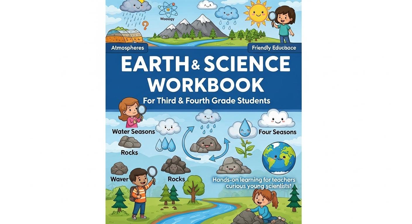 3rd and 4th Grade Earth Science Worksheets PDF |printable Workbook ...