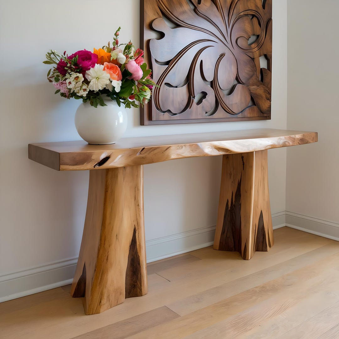 Rustic Console Table Custom Console Table Farmhouse Console Table Wood ...