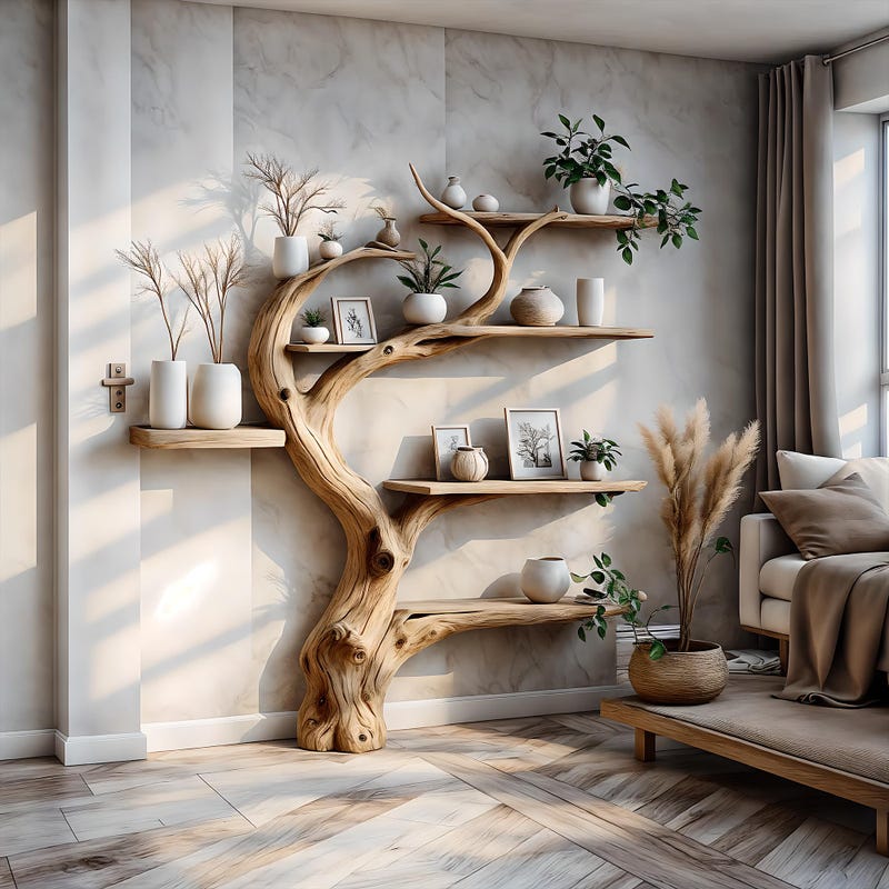 Tree Bookshelf - Etsy