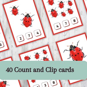 Count and Clip Cards for Toddler Game Printable Counting Cards ...