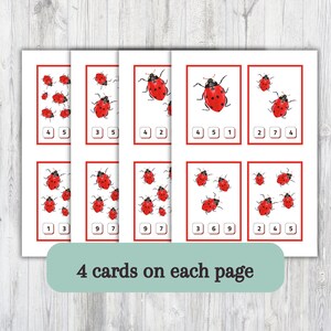 Count and Clip Cards for Toddler Game Printable Counting Cards ...