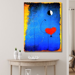 Dancer by Joan Miro Exhibition Dancer (1925) Canvas Wall Print Joan ...