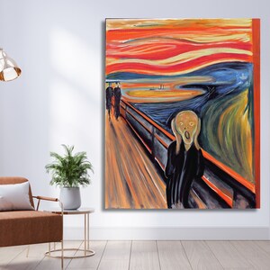 Edvard Munch's the Scream Painting 1893 National Gallery Norway, the ...