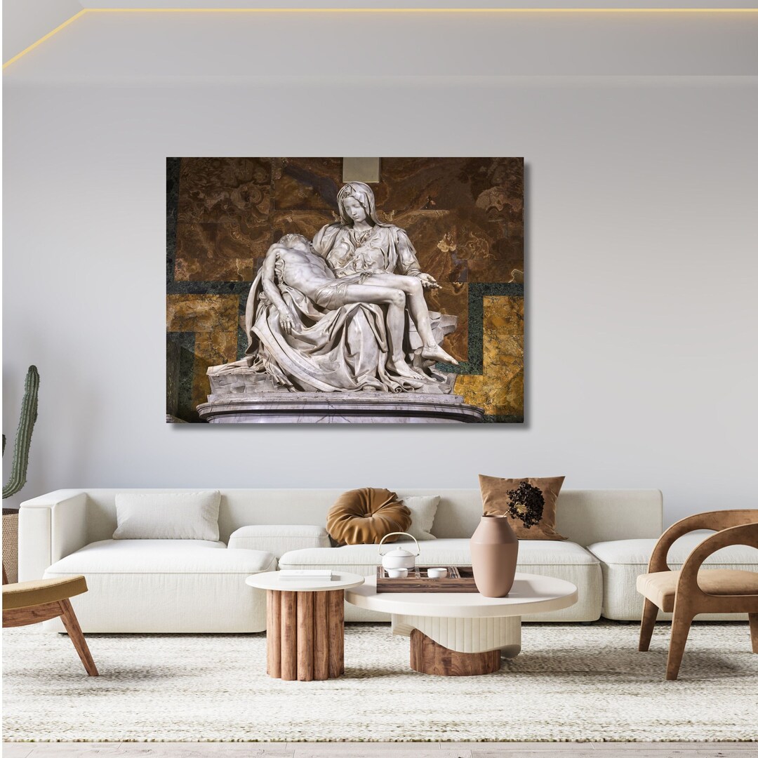 Pieta by Michelangelo Canvas Wall Art Pieta Canvas Michelangelo ...