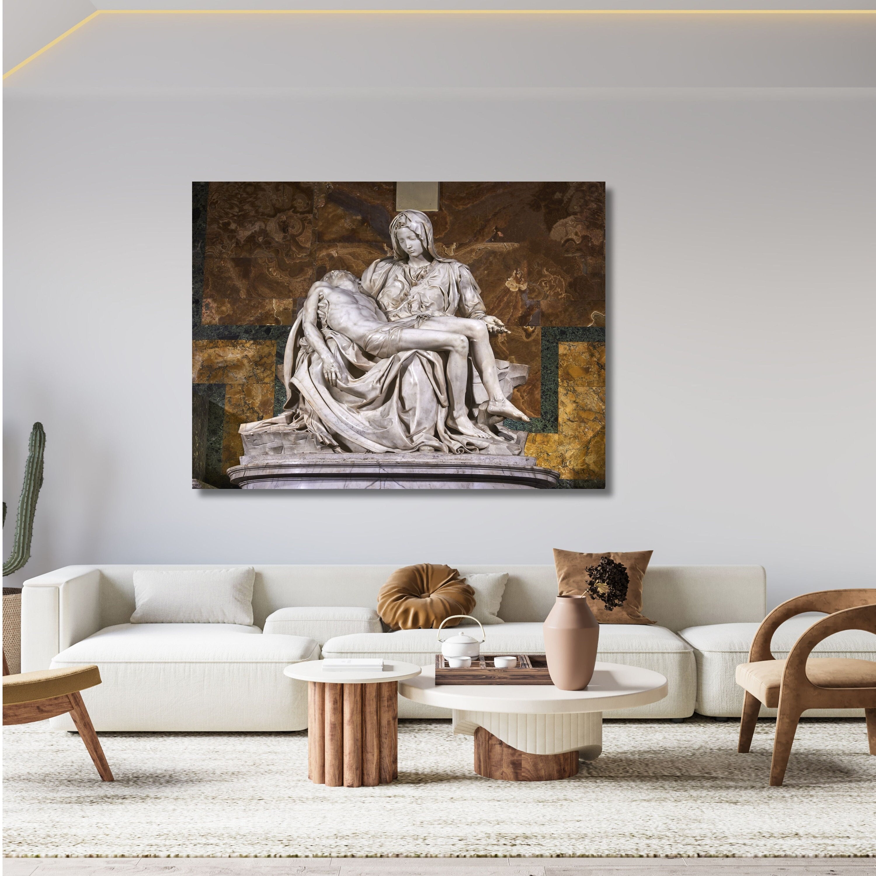 Pieta by Michelangelo Canvas Wall Art Pieta Canvas - Etsy