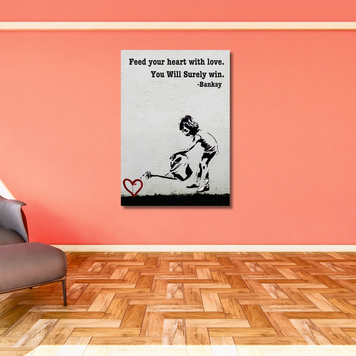 Banksy Canvas, Banksy Print, Banksy Art Print, Banksy Wall Art, Banksy ...