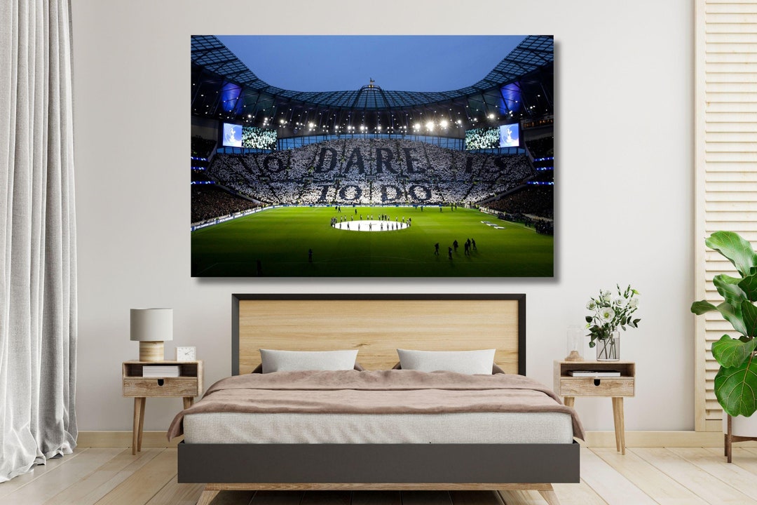 Tottenham Hotspur Stadium Canvas Poster Tottenham Hotspur Print Soccer ...