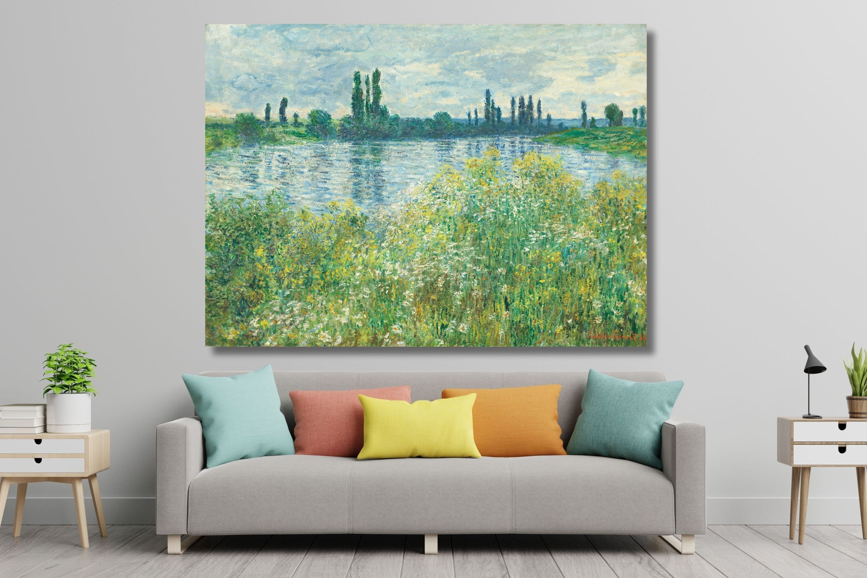 Claude Monet's Painting Spring Paint Wall Art Still Life Claude Monet's ...