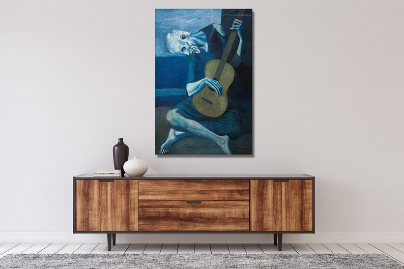 Pablo Picasso Blue Period Canvas Wall Art Classical Art - Etsy