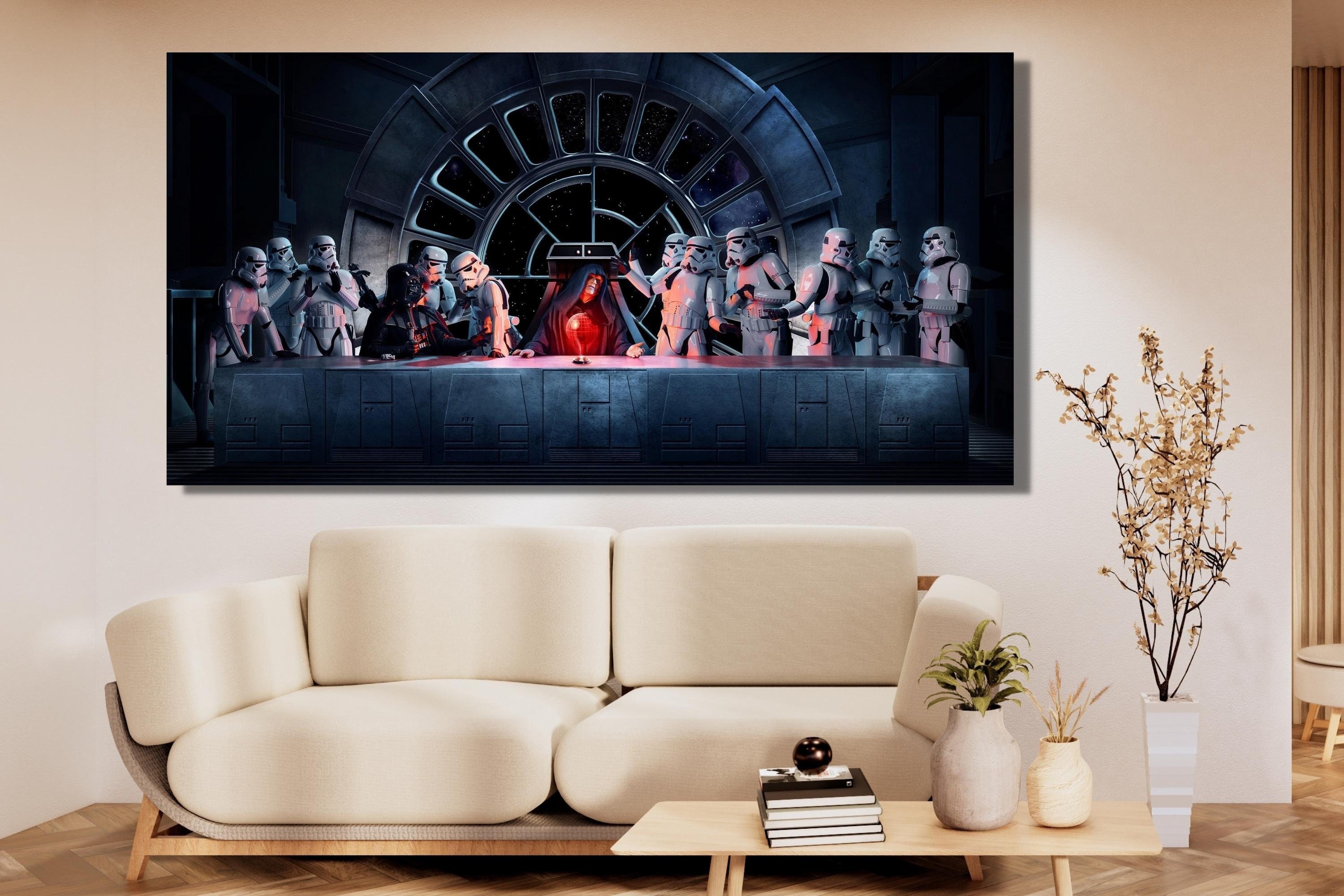 Star Wars Last Supper Poster Print Art,star Wars Last Supper Canvas ...