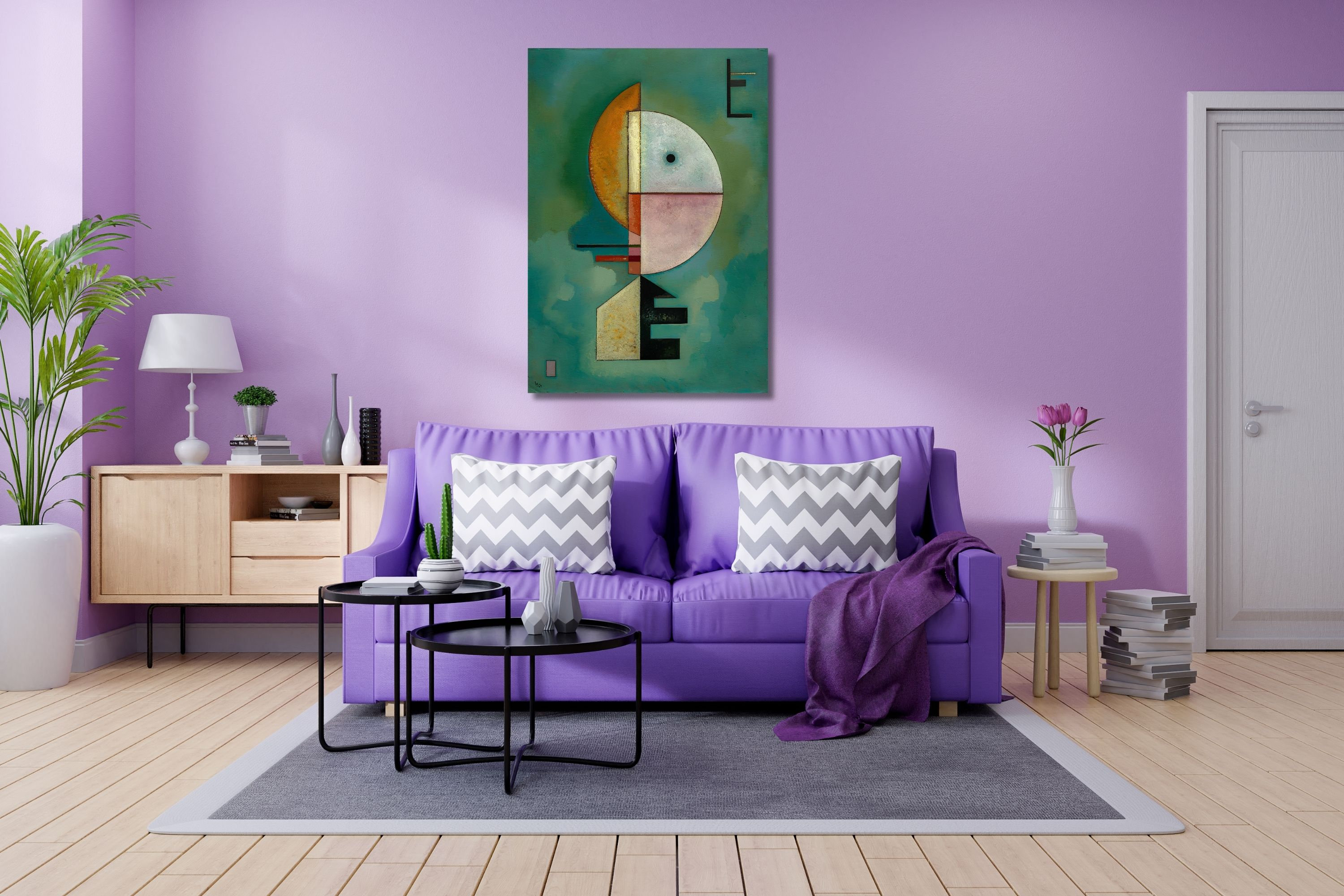Wassily Kandinsky Composition Wall Art Print,kandinsky Reproduction,canvas Wall Print, Office ...