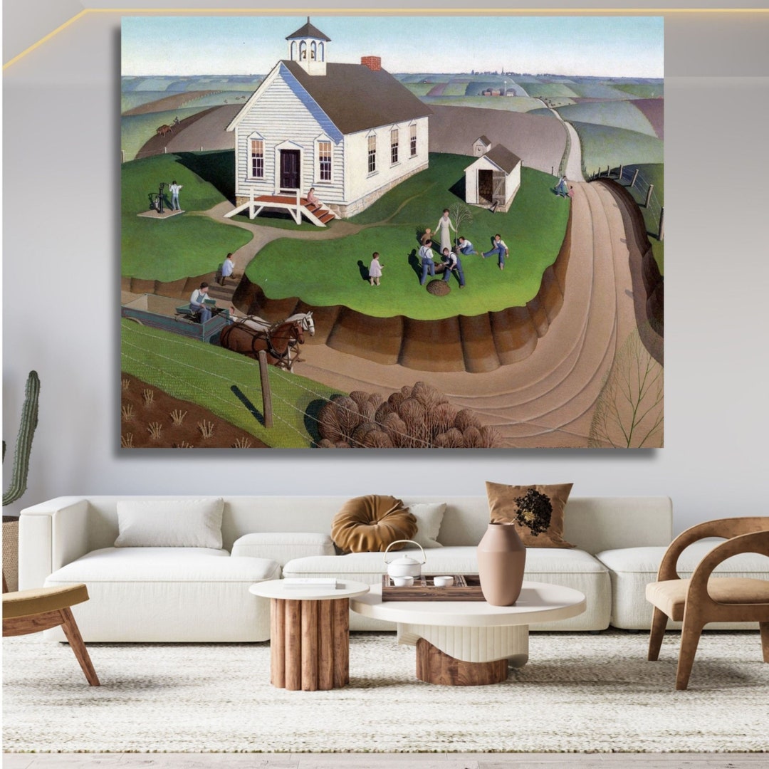 Arbor Day Grant Wood Painting National Vanguard Grant Wood Painting ...