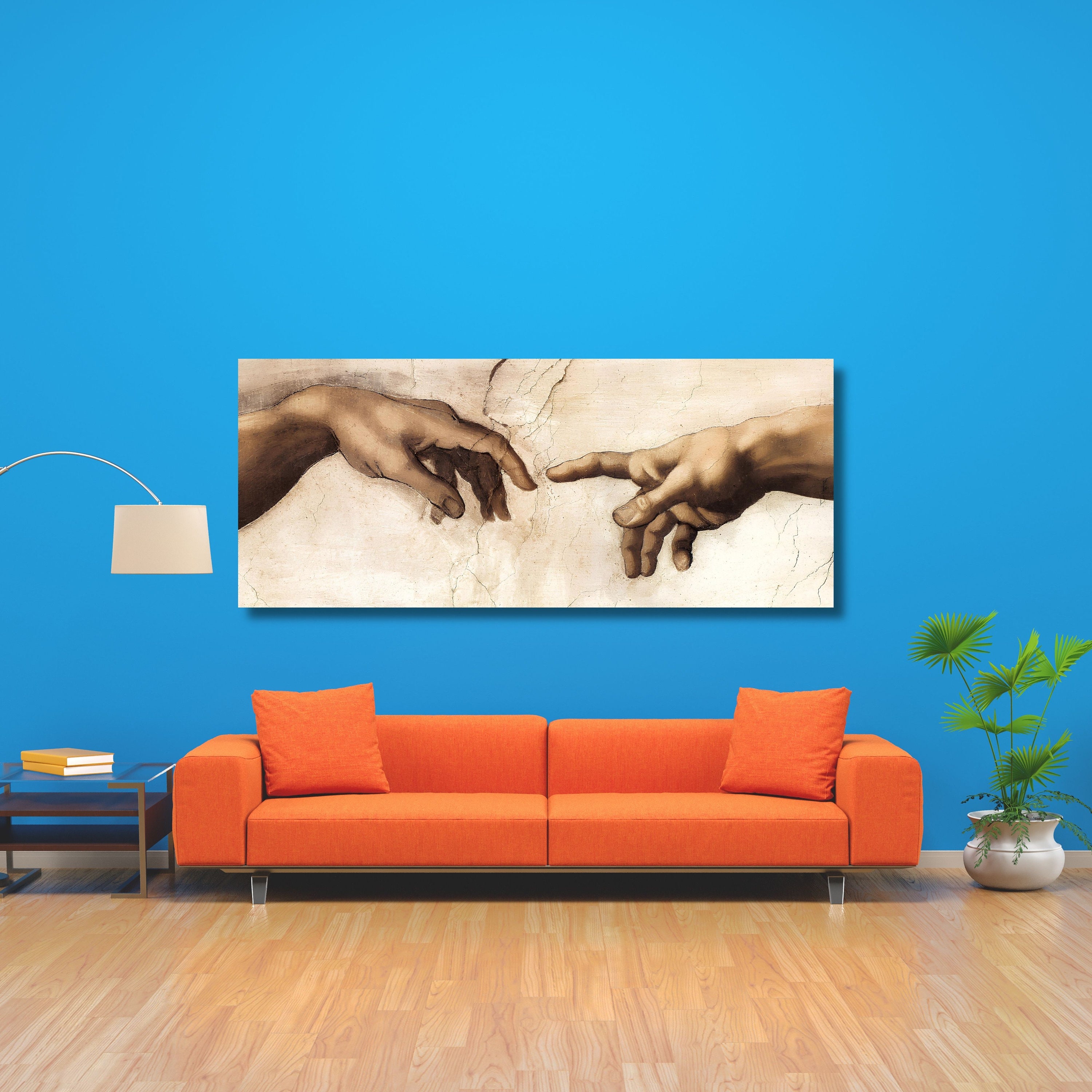 The Creation of Adam by Michelangelo Creation of Adam Hands (detail ...