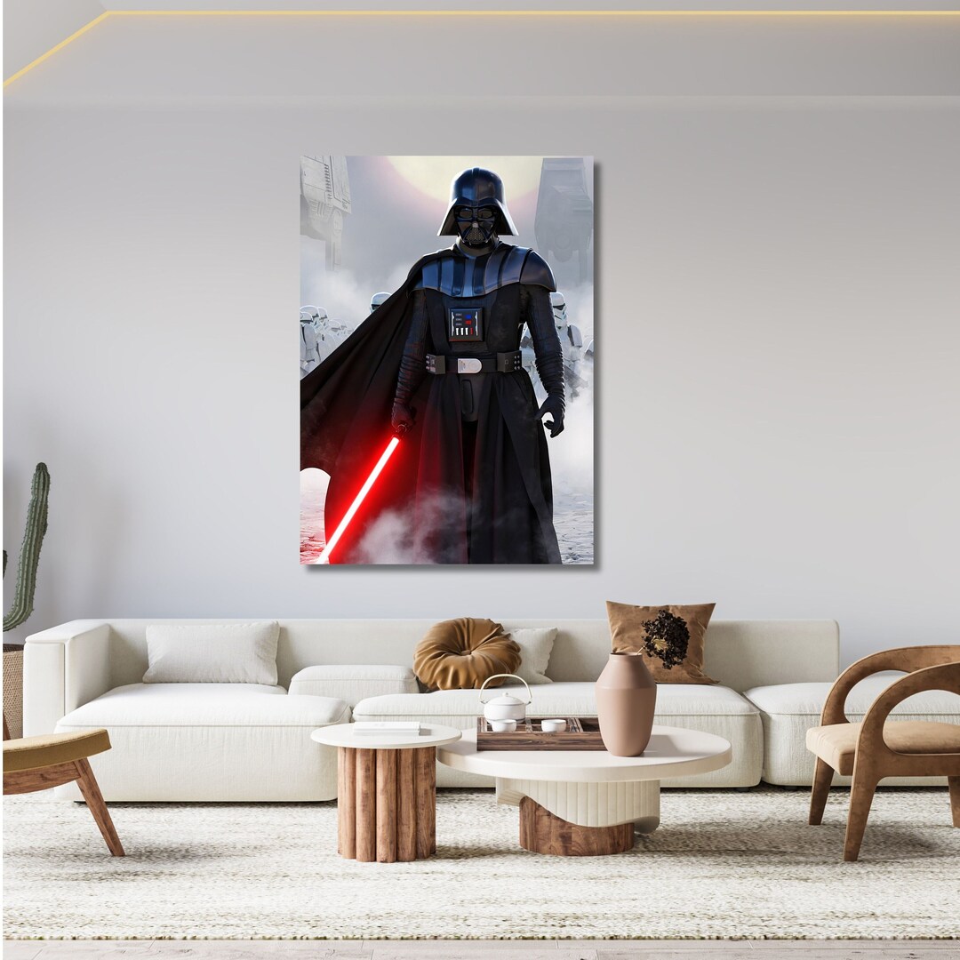 Darth Vader Print Art,darth Vader Poster,starwars Darth Vader Print on ...