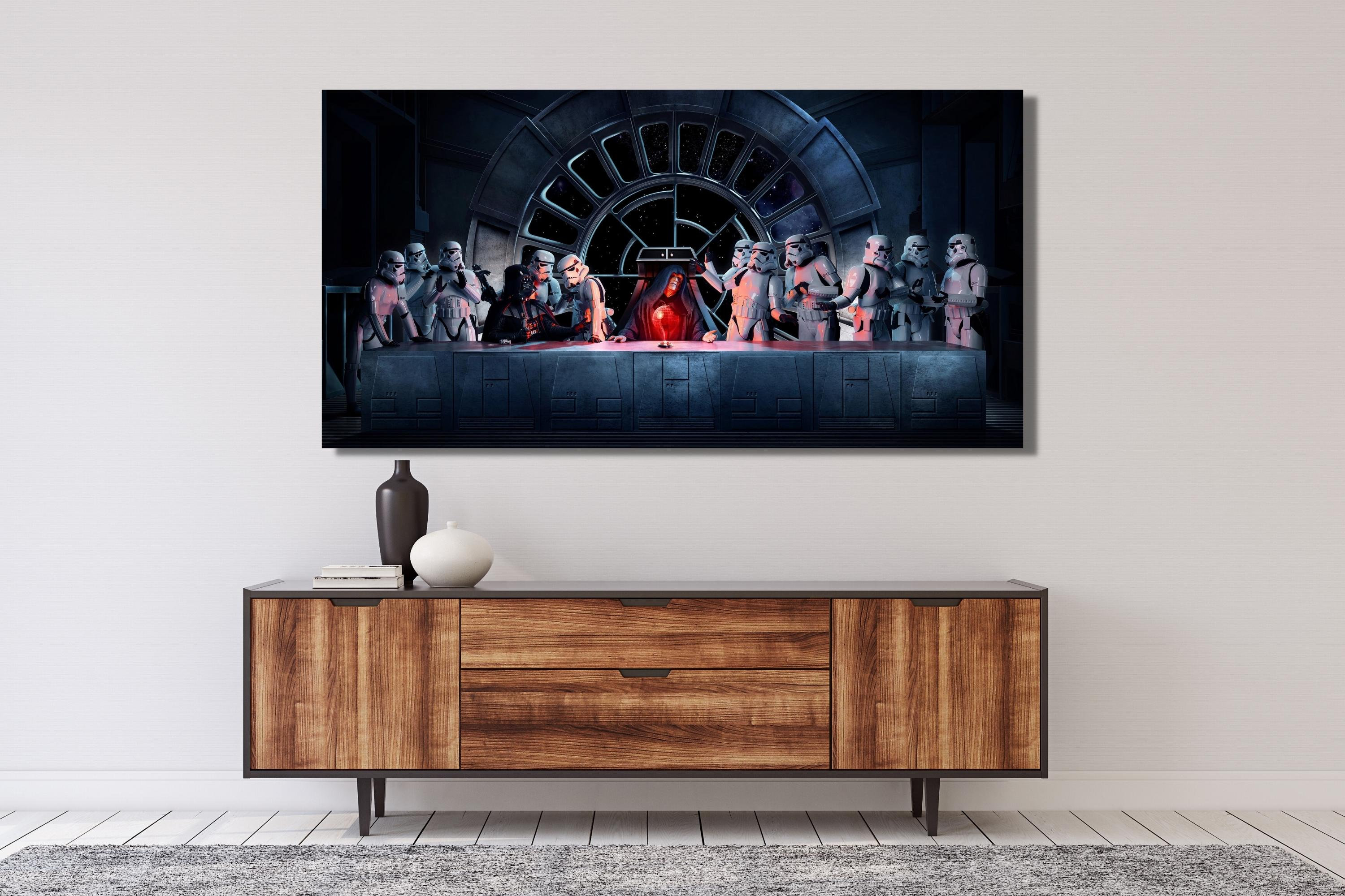 Star Wars Last Supper Poster Print Art,star Wars Last Supper Canvas ...